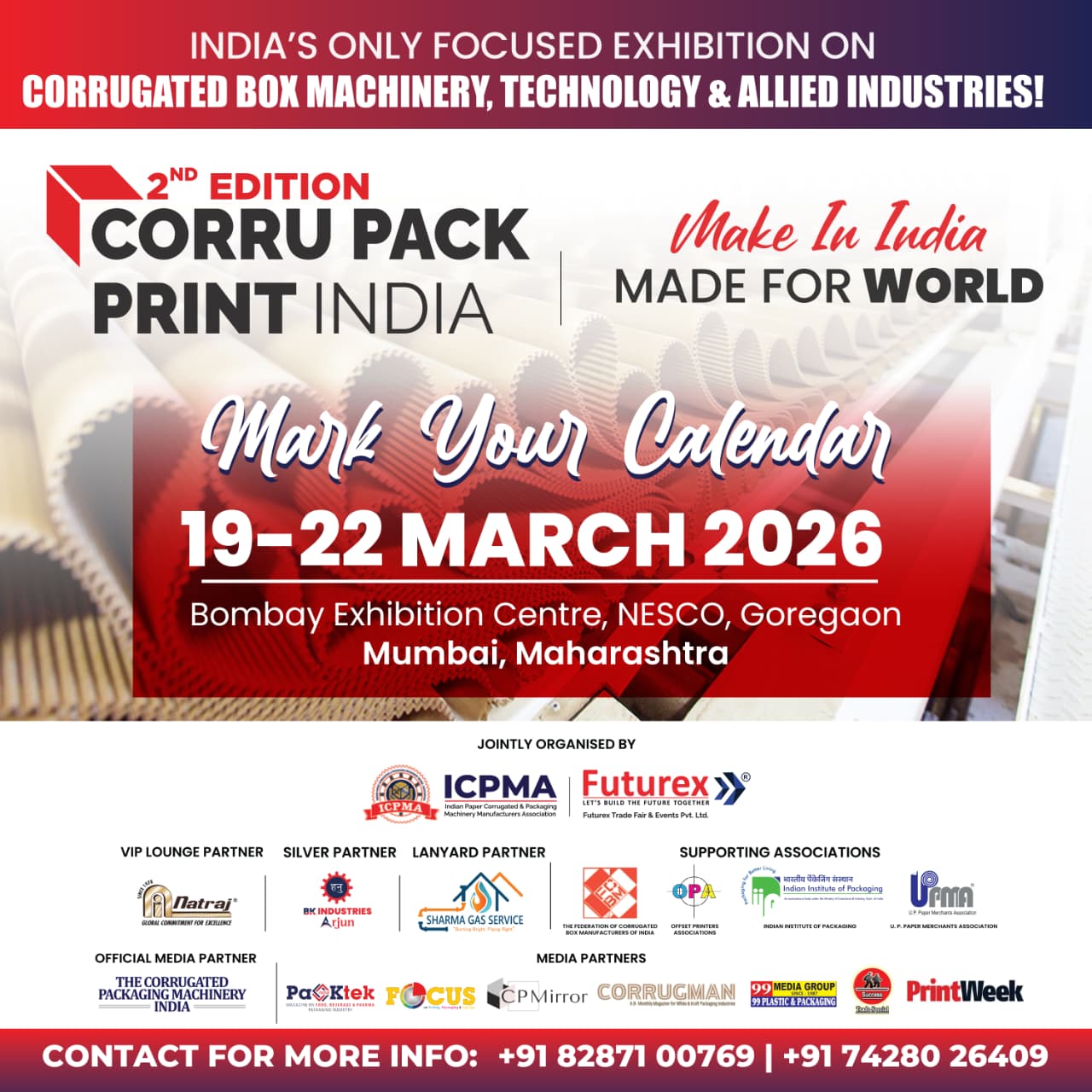 CORRU PACK PRINT INDIA EXPO 2026 – Mumbai